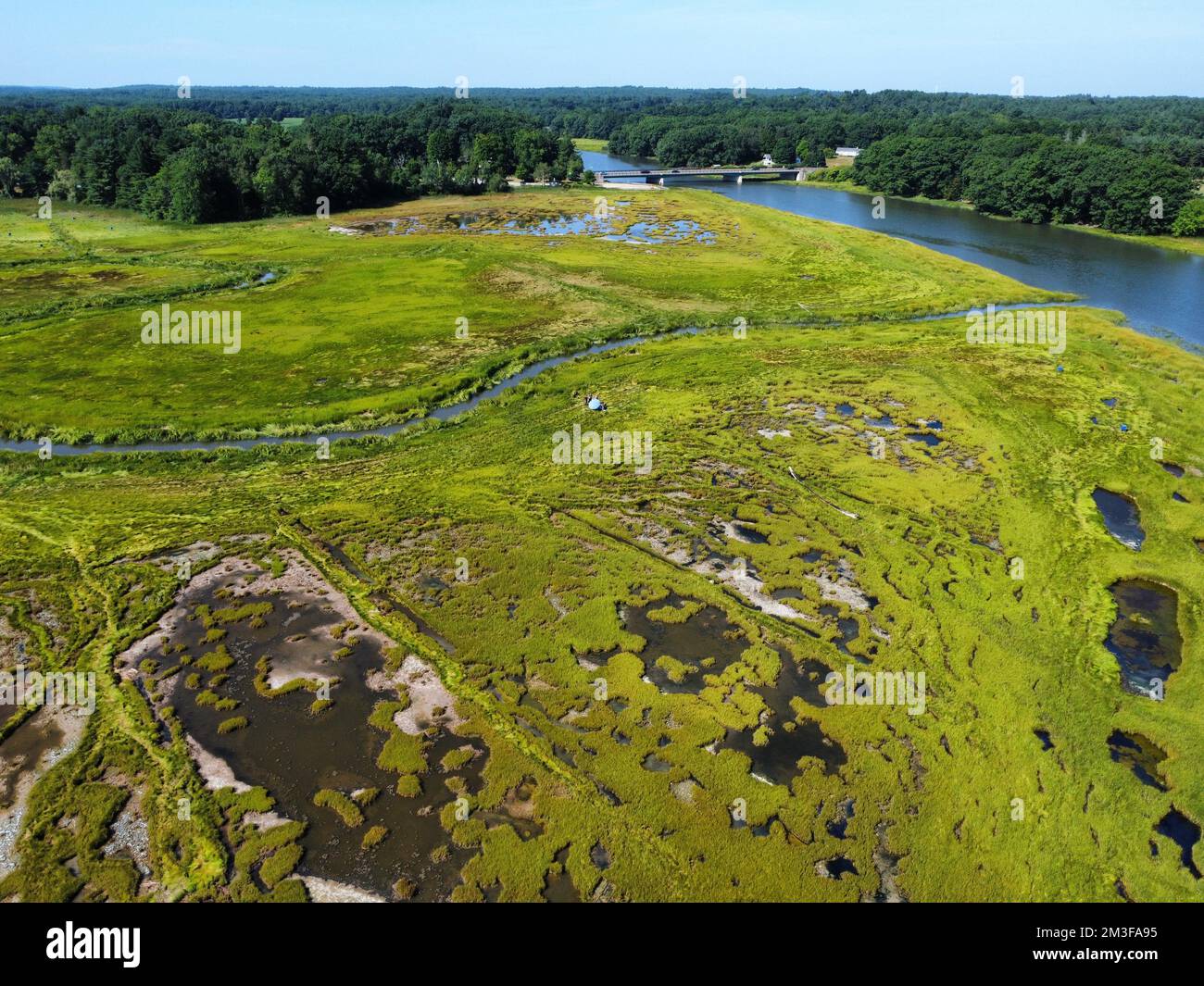 An aerial view of a natural landscape Stock Photo - Alamy