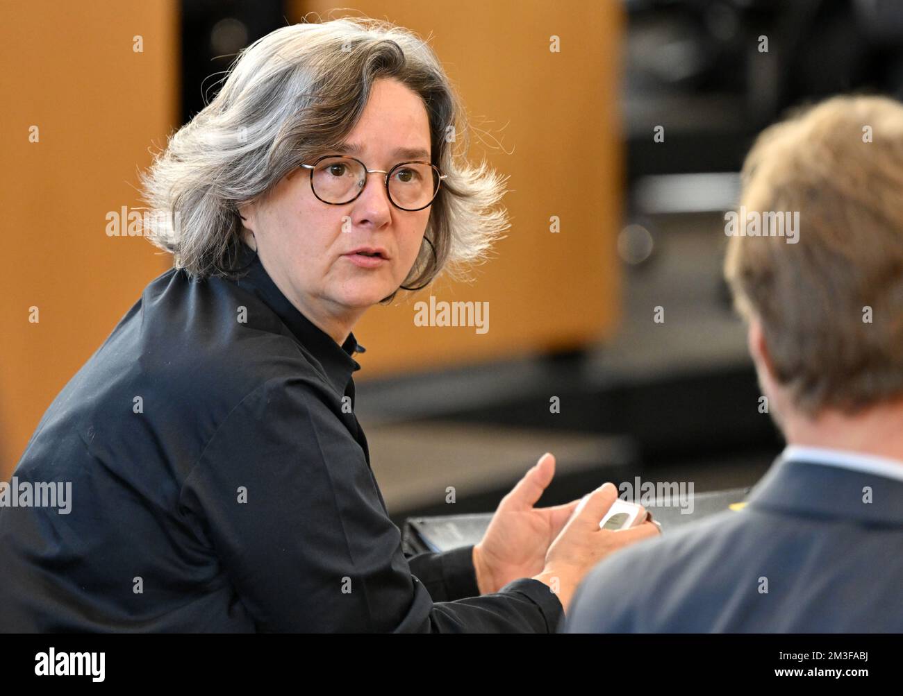 Erfurt, Germany. 15th Dec, 2022. Heike Werner (Die Linke), Minister of ...
