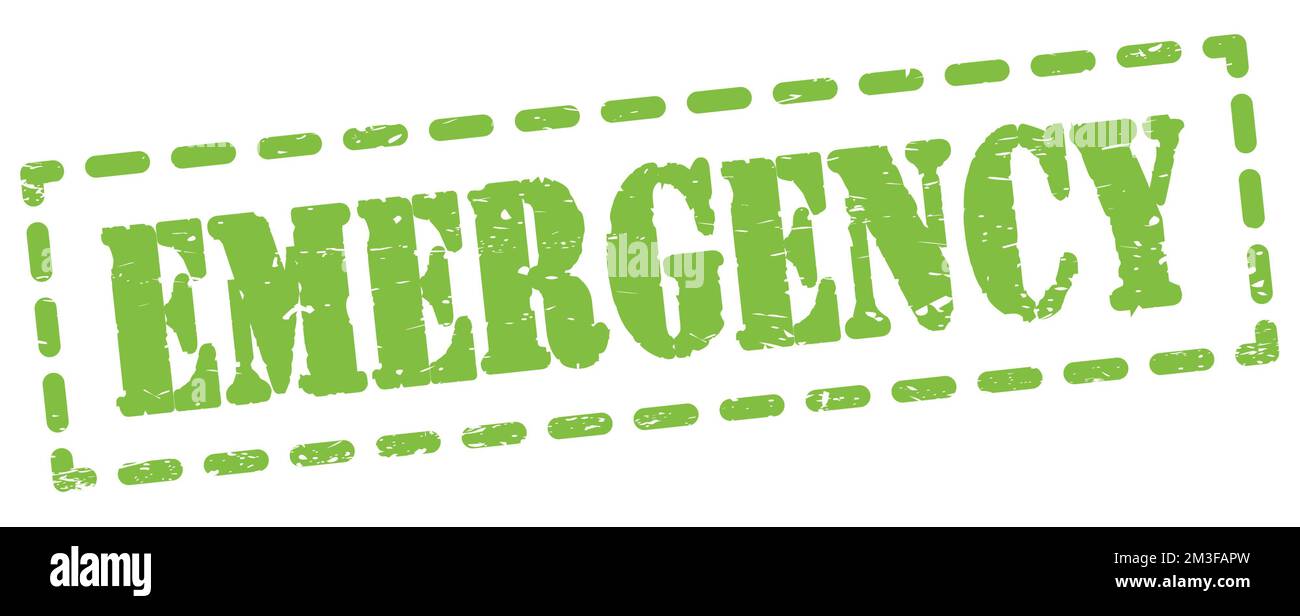 Emergency text hi-res stock photography and images - Alamy