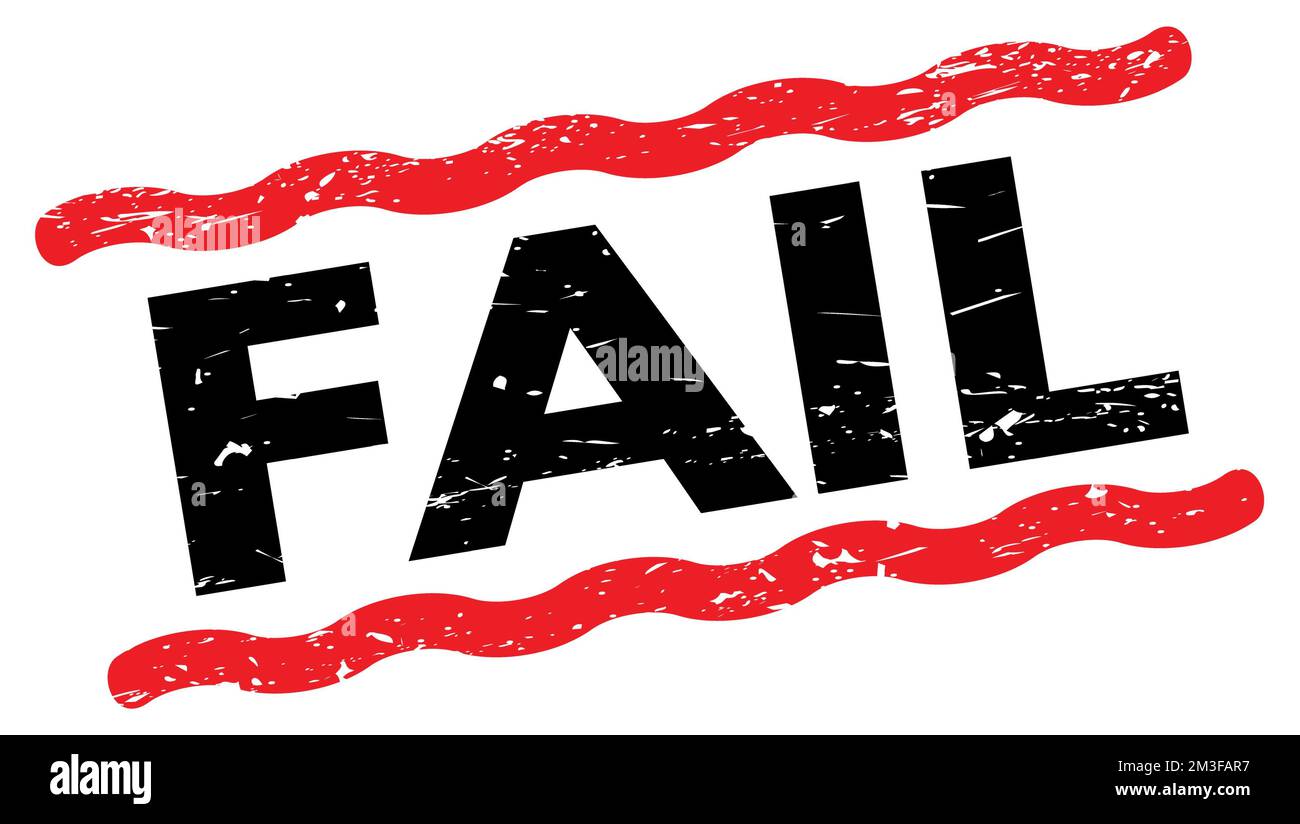 Fail red stamp on hi-res stock photography and images - Alamy