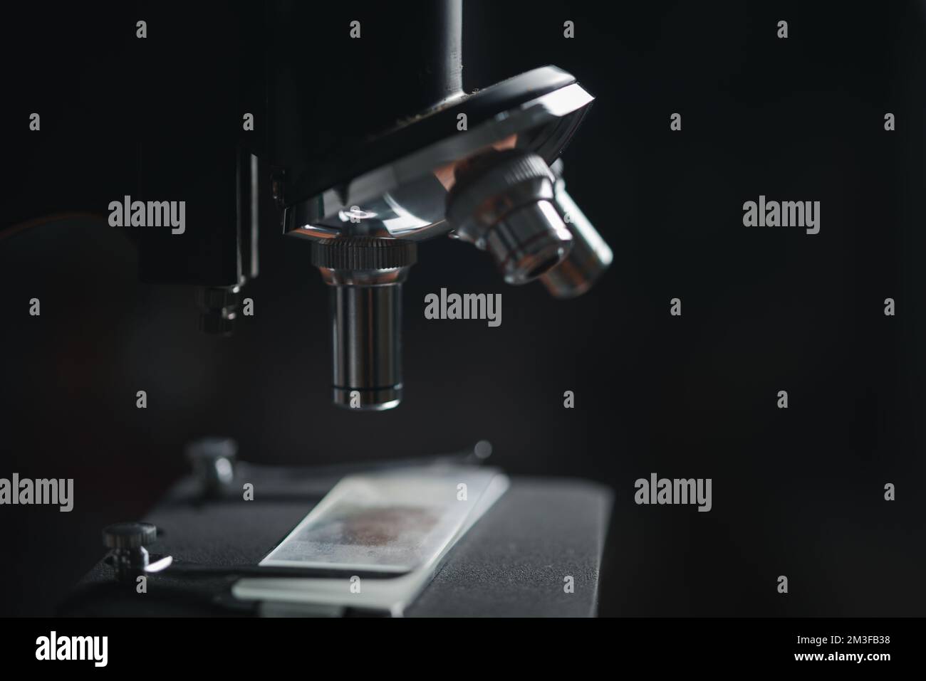 Scientific microscope data analysis in the metal lens at laboratory ...