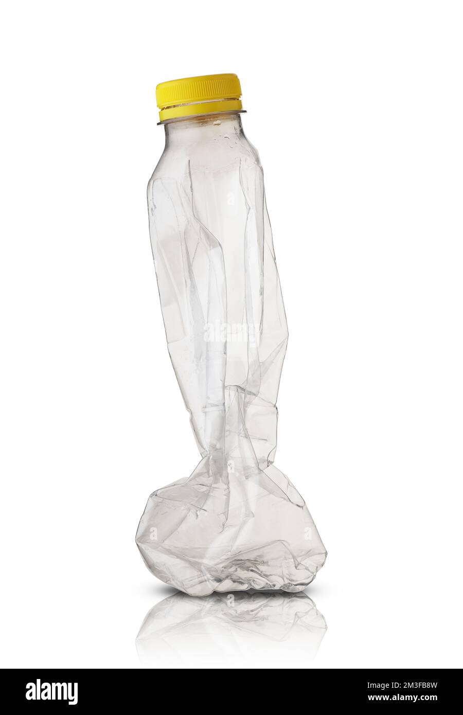 plastic empty juice bottle on white background Stock Photo - Alamy