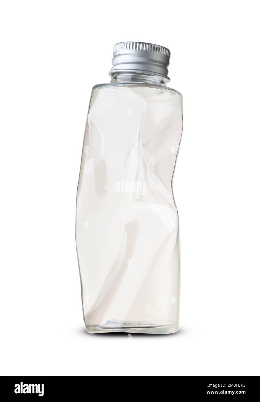 small empty medicine bottle on white background Stock Photo - Alamy