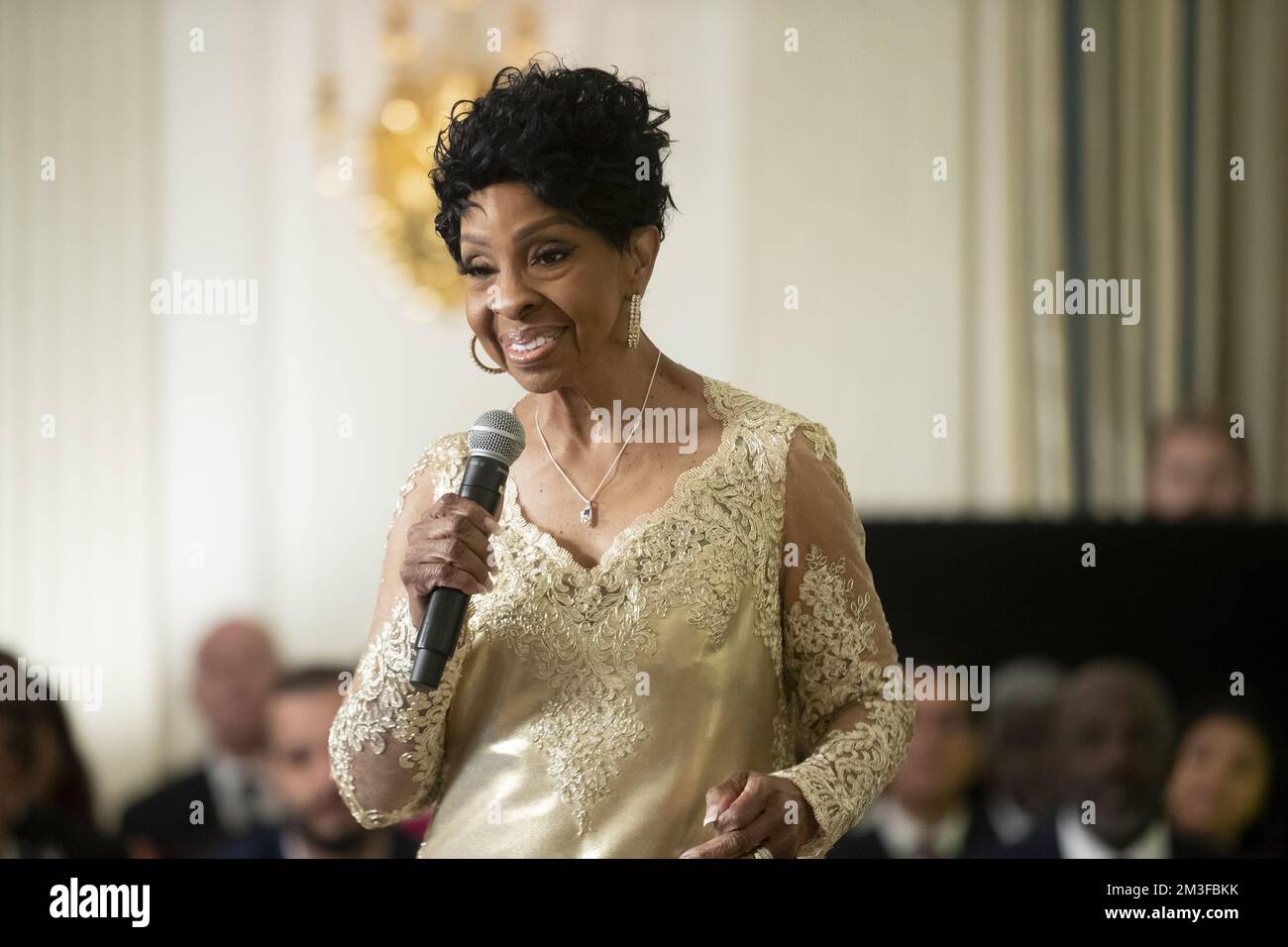 Washington, United States. 14th Dec, 2022. US singer Gladys Knight ...