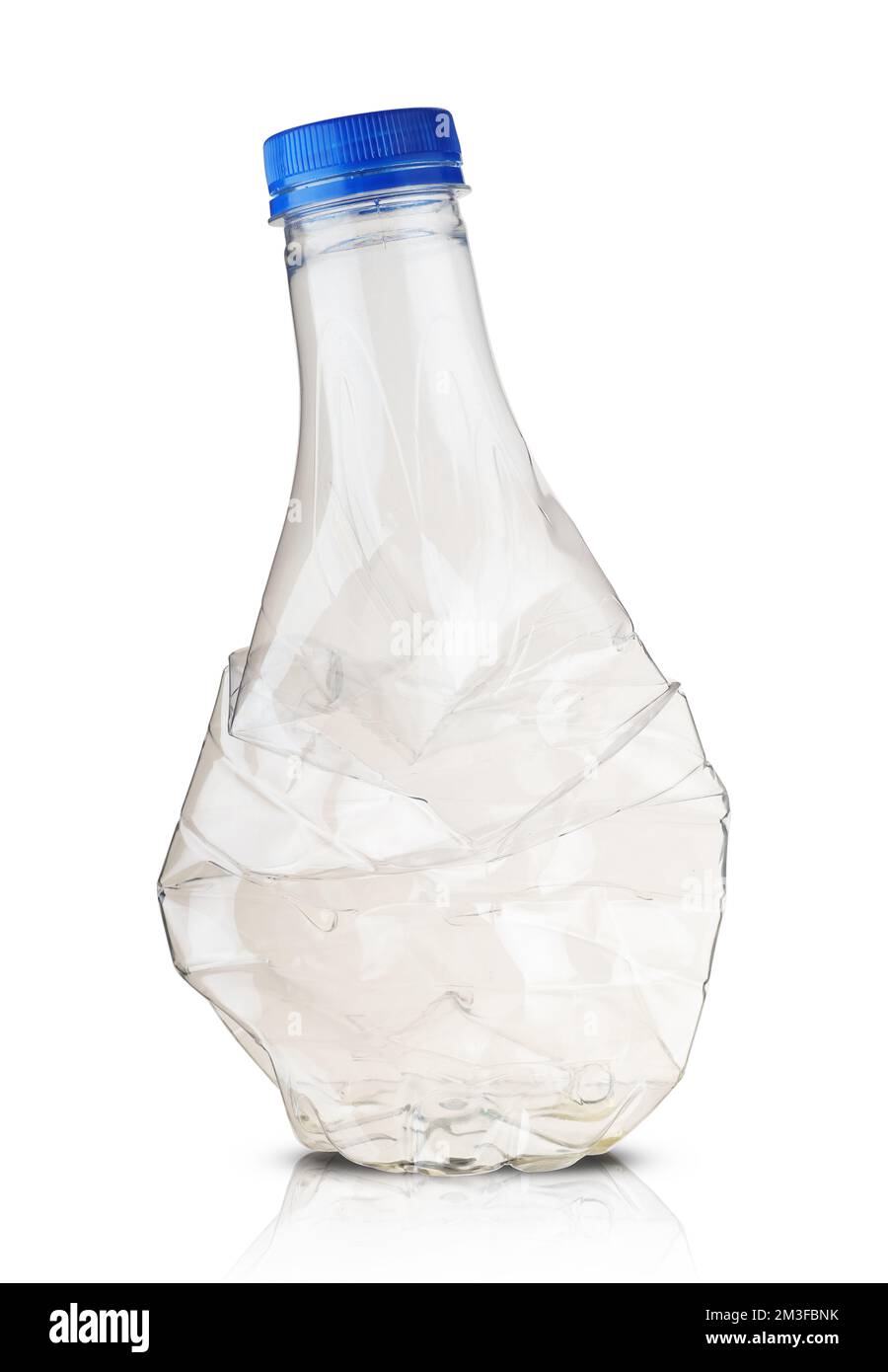 empty plastic juice bottle on white background Stock Photo - Alamy