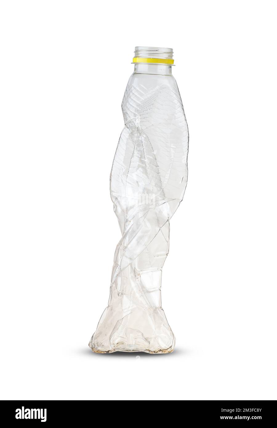 plastic empty drink bottle on white background Stock Photo - Alamy