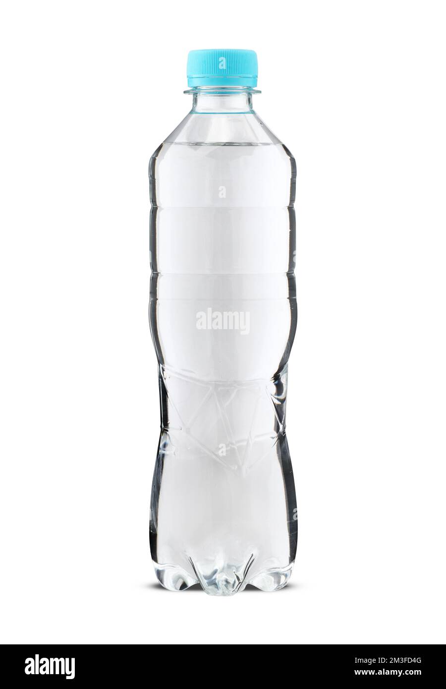 small plastic bottle with water on a white background Stock Photo - Alamy