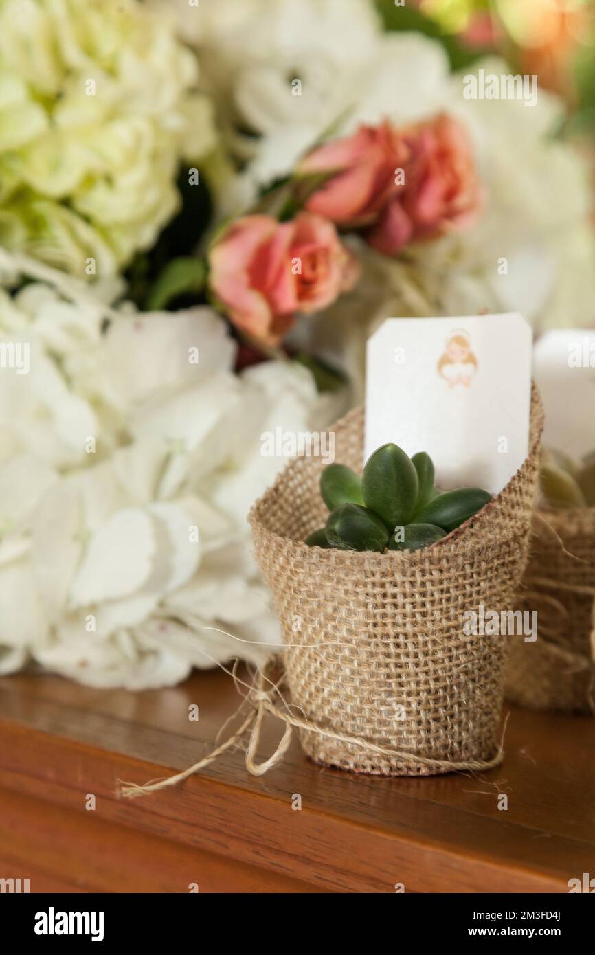 Close-up Of Gifts For Party Guests Stock Photo - Alamy