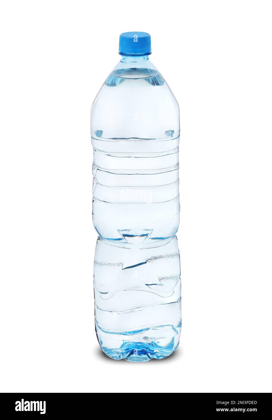 large plastic bottle with spring water on a white background Stock ...