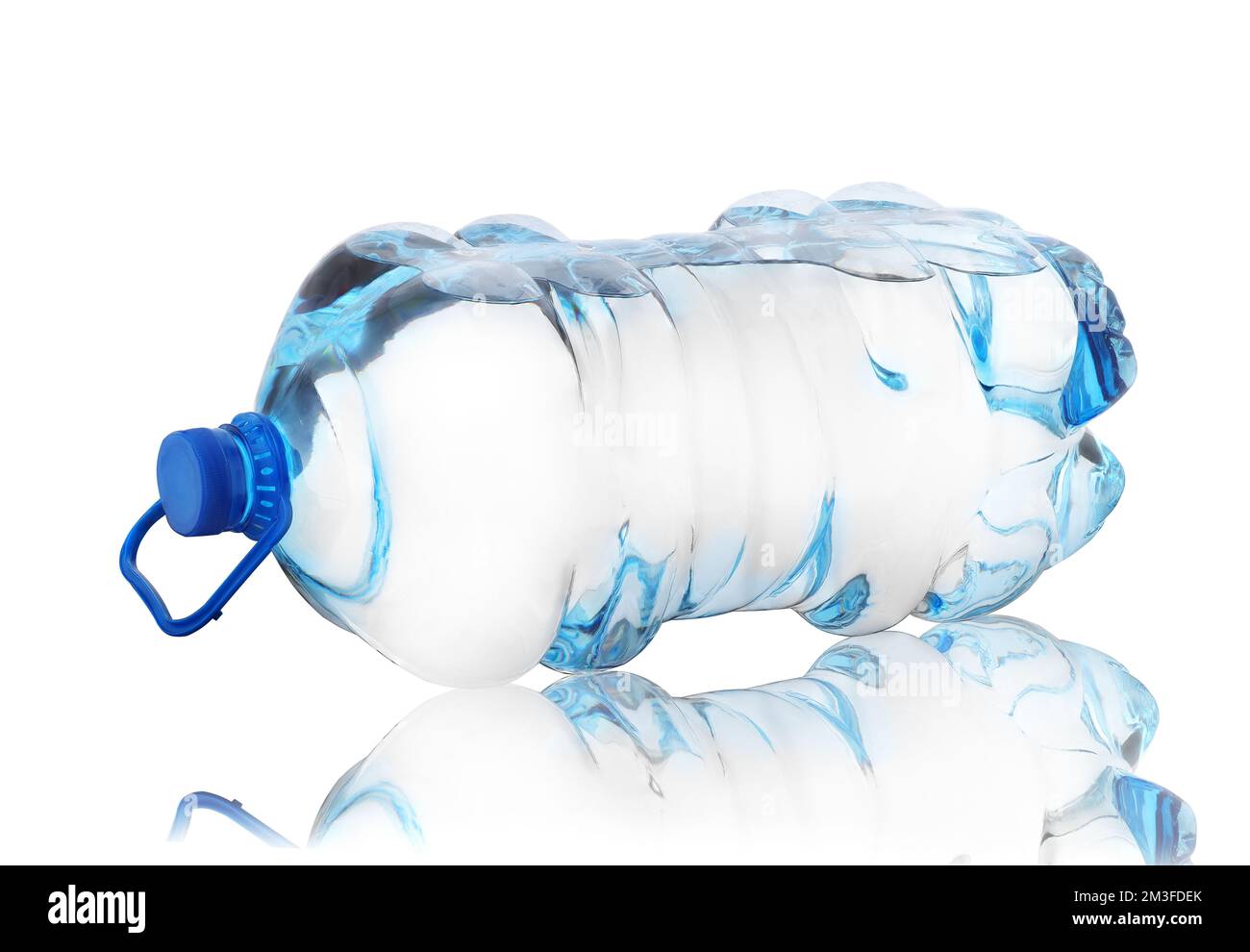 large plastic bottle with water on a white background Stock Photo - Alamy