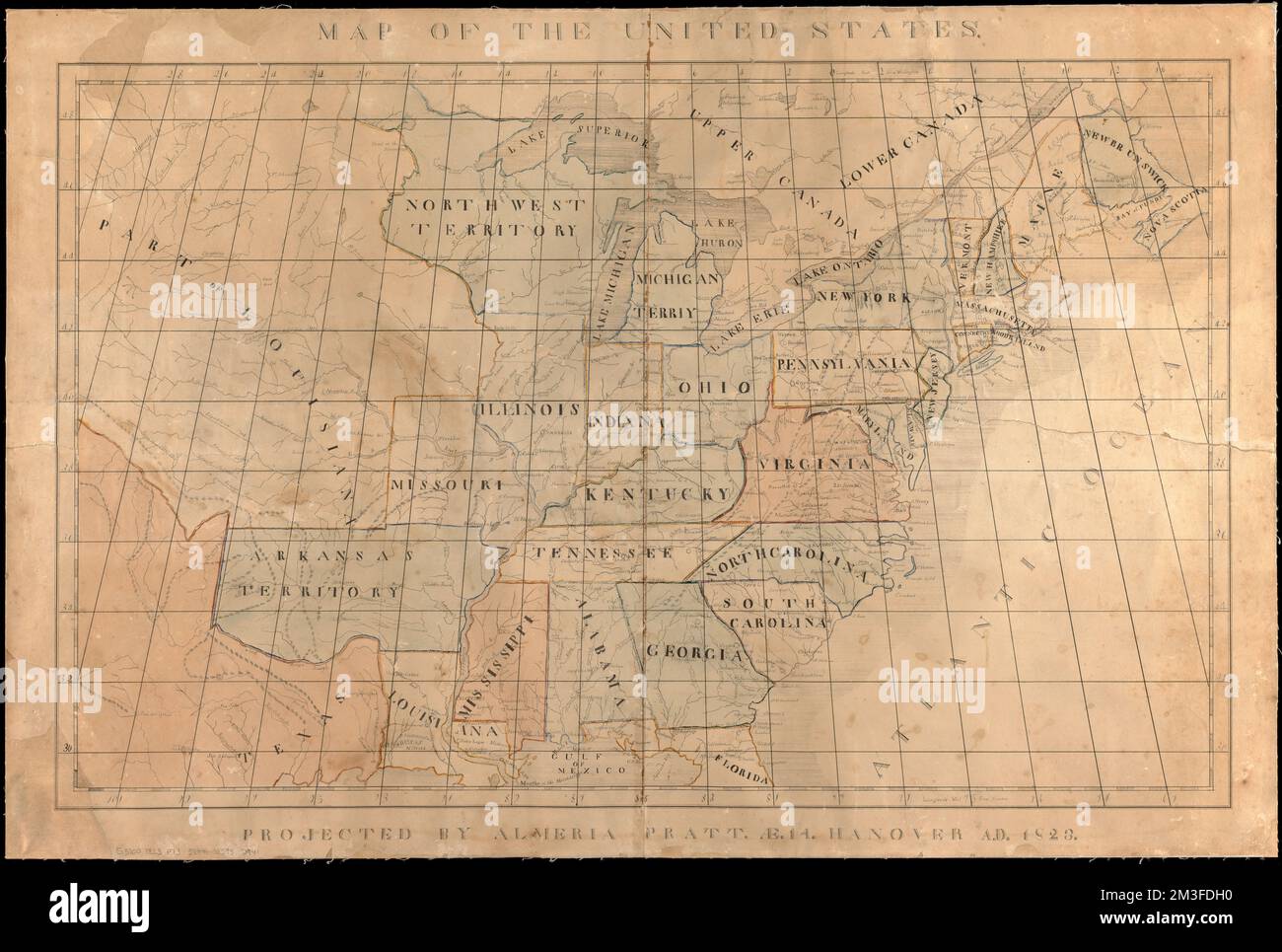 Map of the United States , United States, Maps Norman B. Leventhal Map ...
