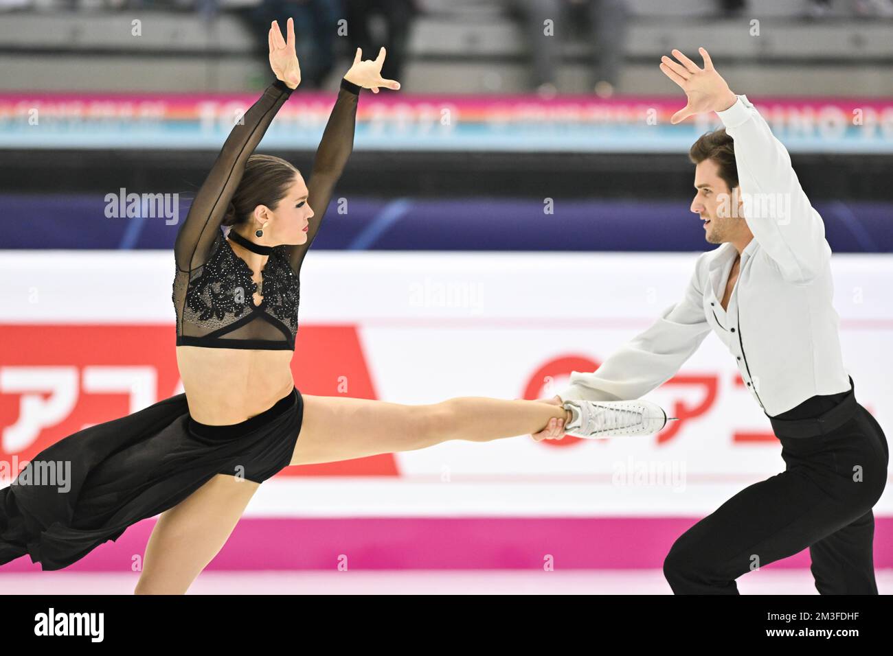 Laurence FOURNIER BEAUDRY & Nikolaj SOERENSEN (CAN), during Senior Ice ...