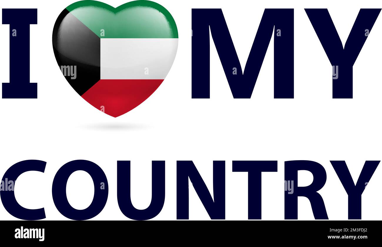 I love kuwait sign Stock Vector Images - Alamy