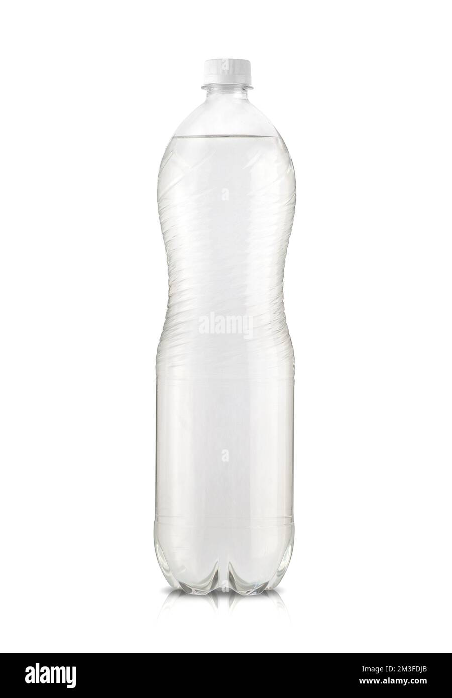transparent plastic bottle on a white background Stock Photo - Alamy
