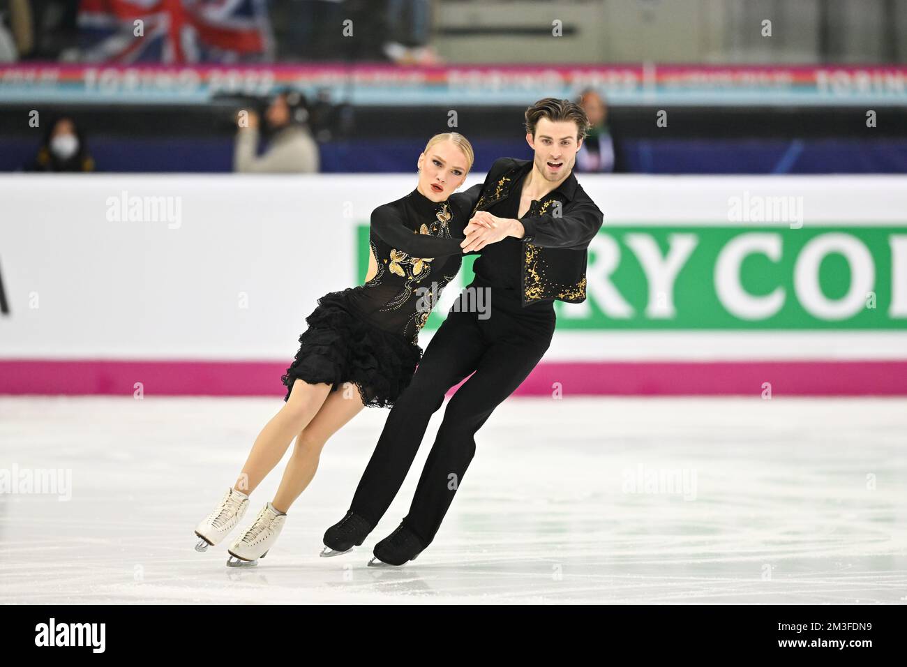 Phebe BEKKER & James HERNANDEZ (GBR), during Junior Ice Dance Rhythm ...