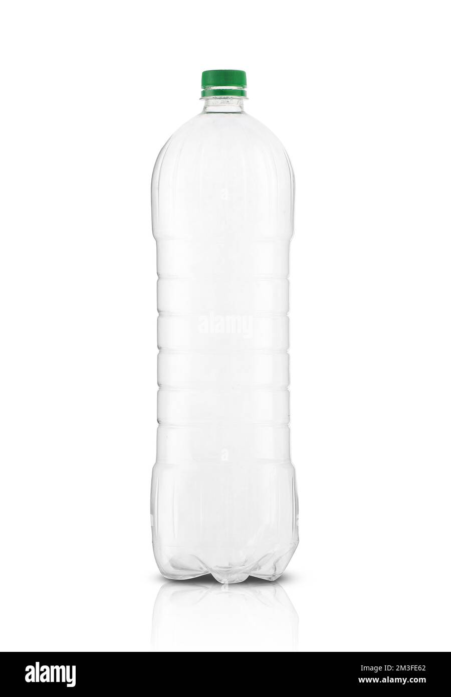 empty plastic drink bottle on white background Stock Photo - Alamy