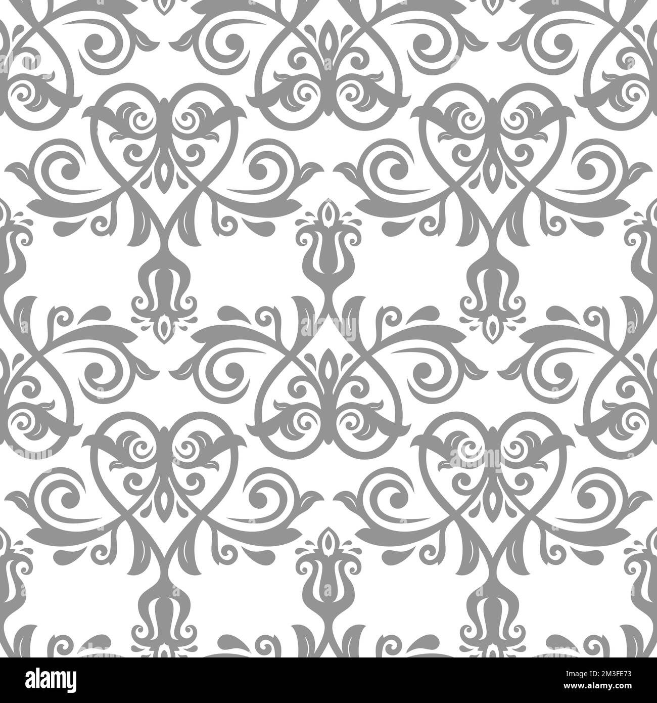 Orient classic pattern. Seamless abstract background with vintage gray ...