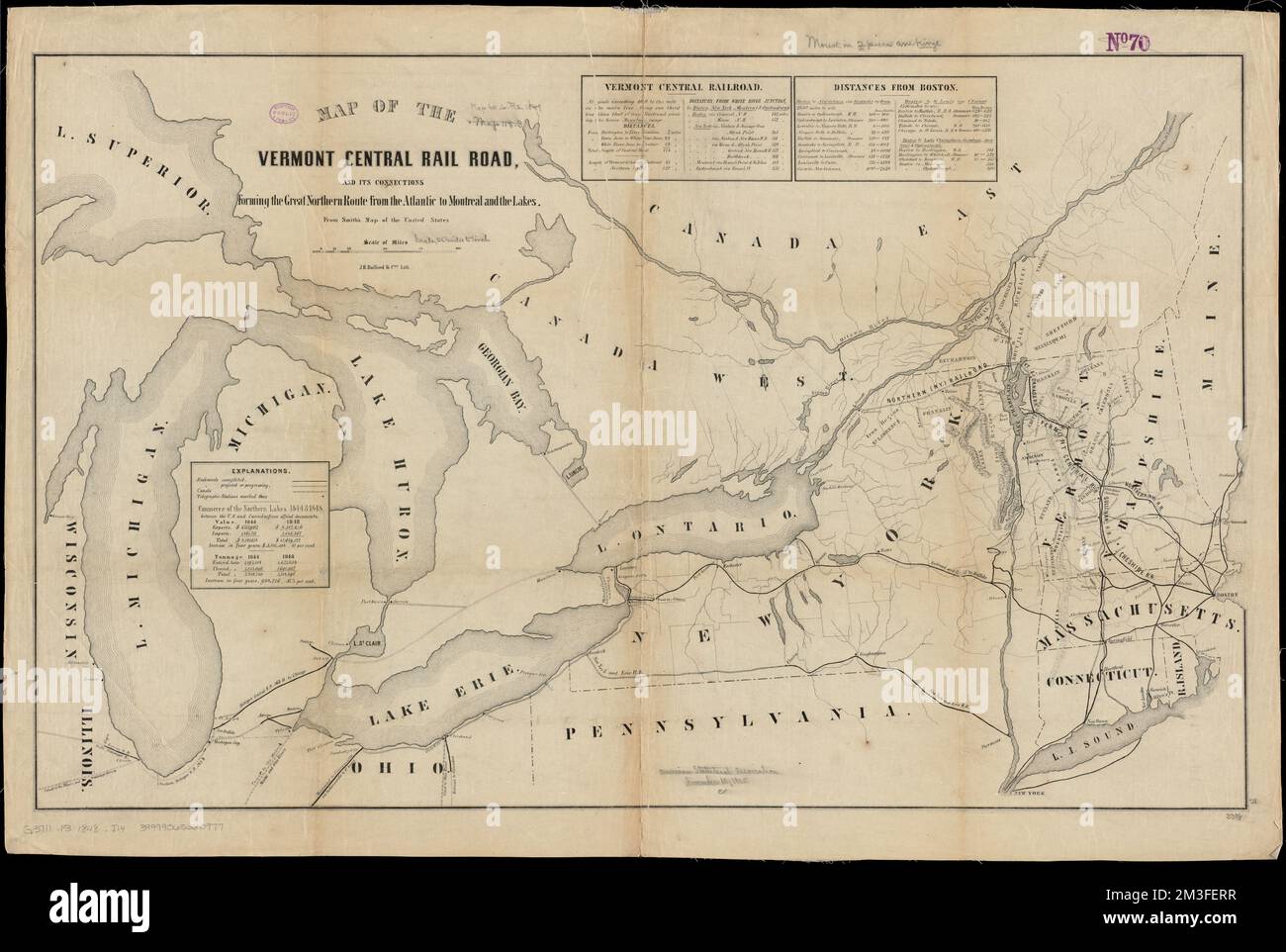 Montreal road map hi-res stock photography and images - Alamy