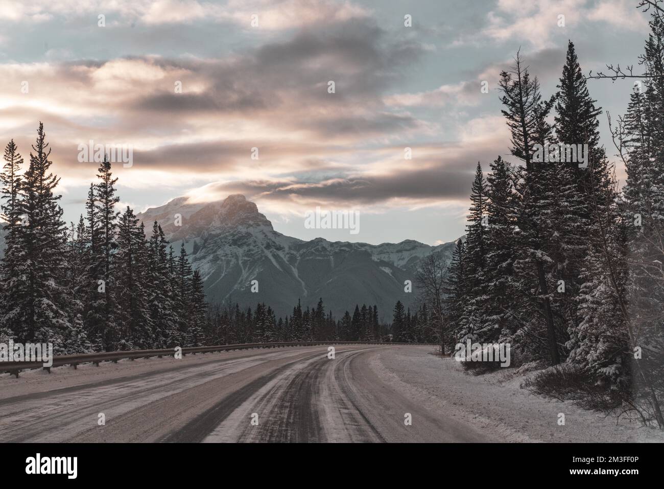 Banff Highway 93 Stock Photo - Alamy