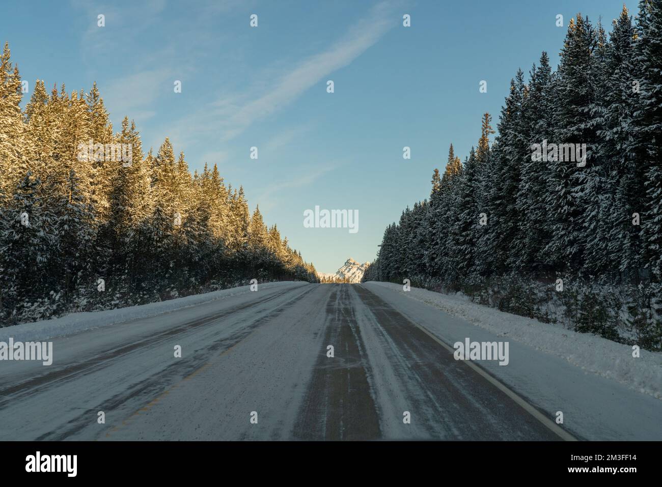 Banff Highway 93 Stock Photo - Alamy