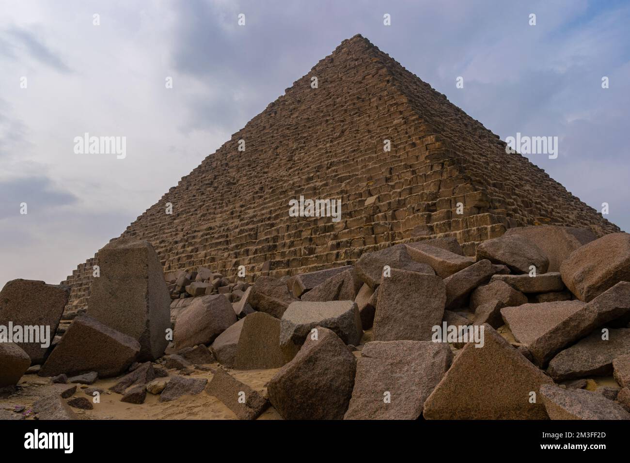 A view of the Great Pyramid of Giza in Egypt Stock Photo - Alamy