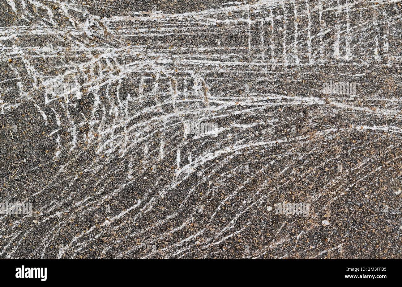 Scratched concrete floor in Teresopolis, Rio de Janeiro, Brazil Stock ...