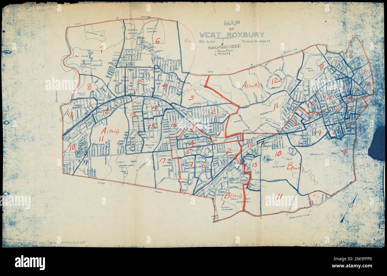 Map of West Roxbury , West Roxbury Boston, Mass., Maps Norman B ...