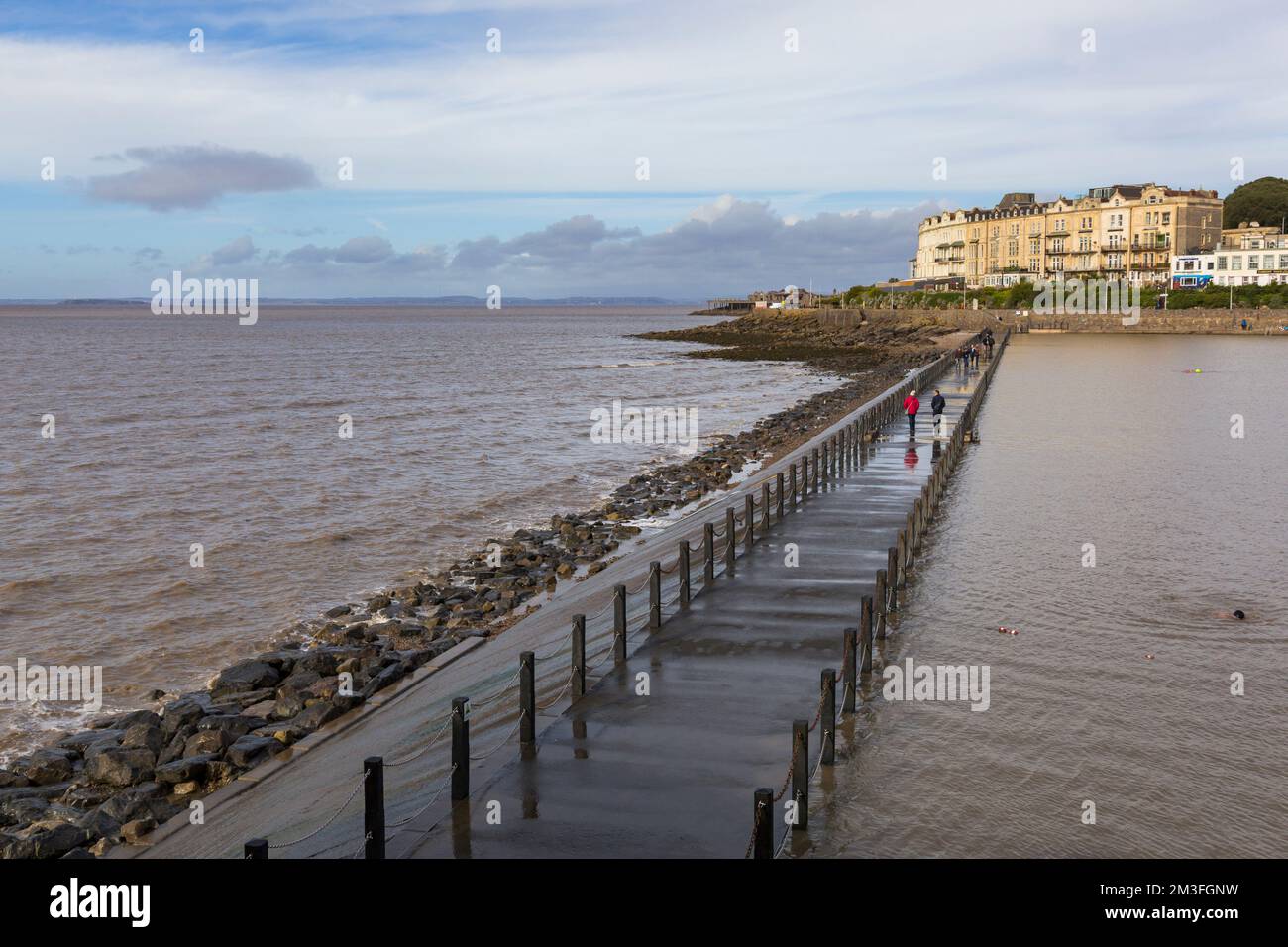 at Weston Super Mare, Somerset UK in October Stock Photo - Alamy