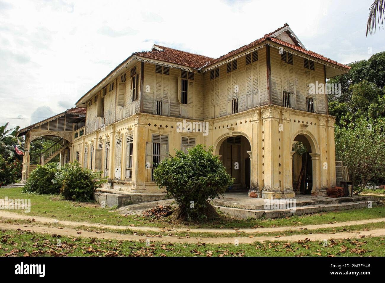 Ipoh, Perak, Malaysia - November 2012: The exterior facade of a ...