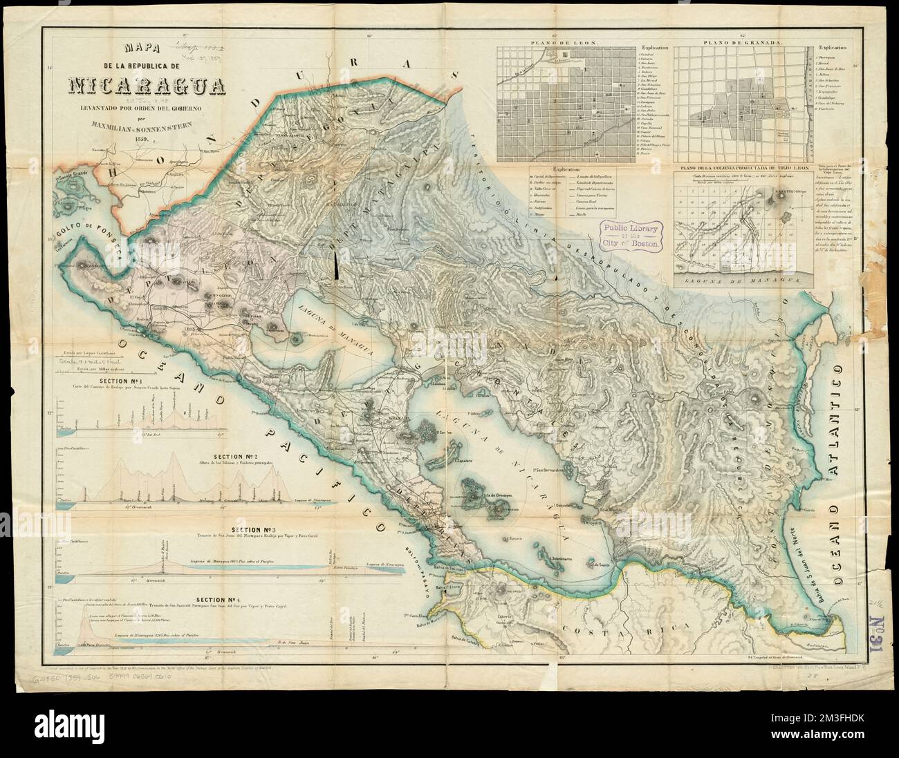 Mapa De Nicaragua Para Imprimir Mapas De Nicaragua Mapa De Nicaragua