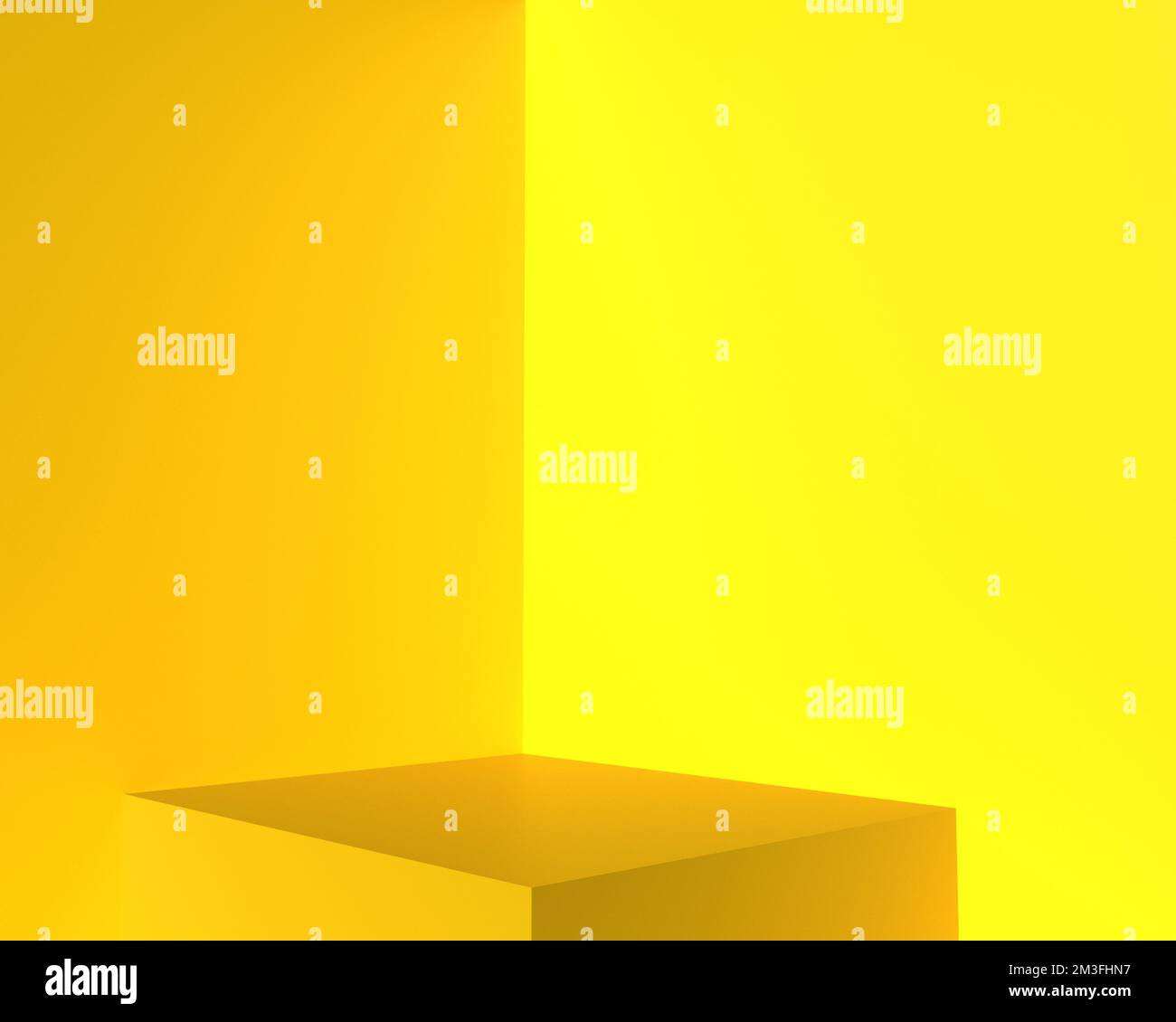 Interior room pattern texture square yellow orange golden color stag ...