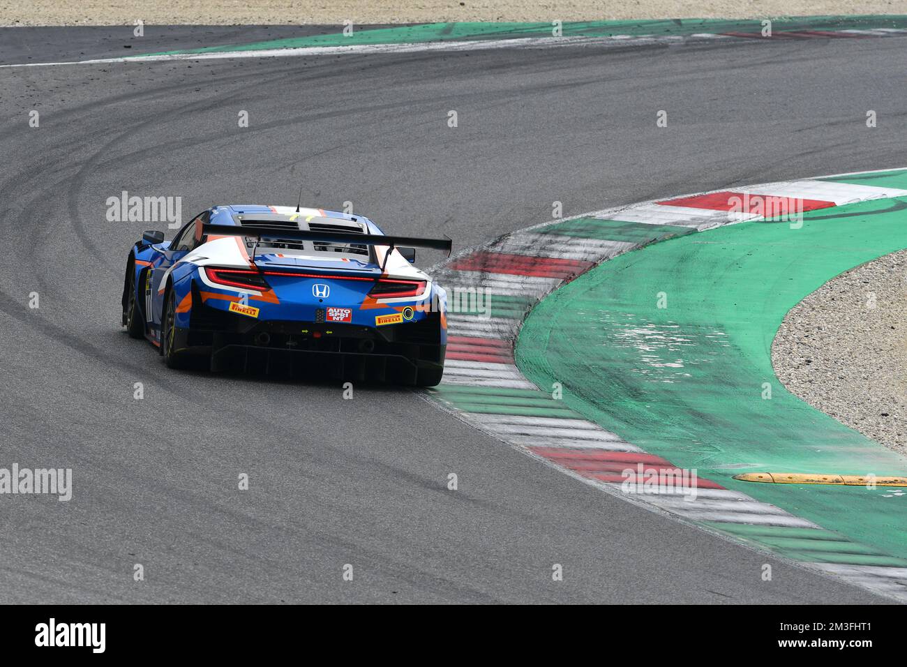 Mugello Circuit, Italy - October 21, 2022: Honda NSX GT3 driven by Paul ...