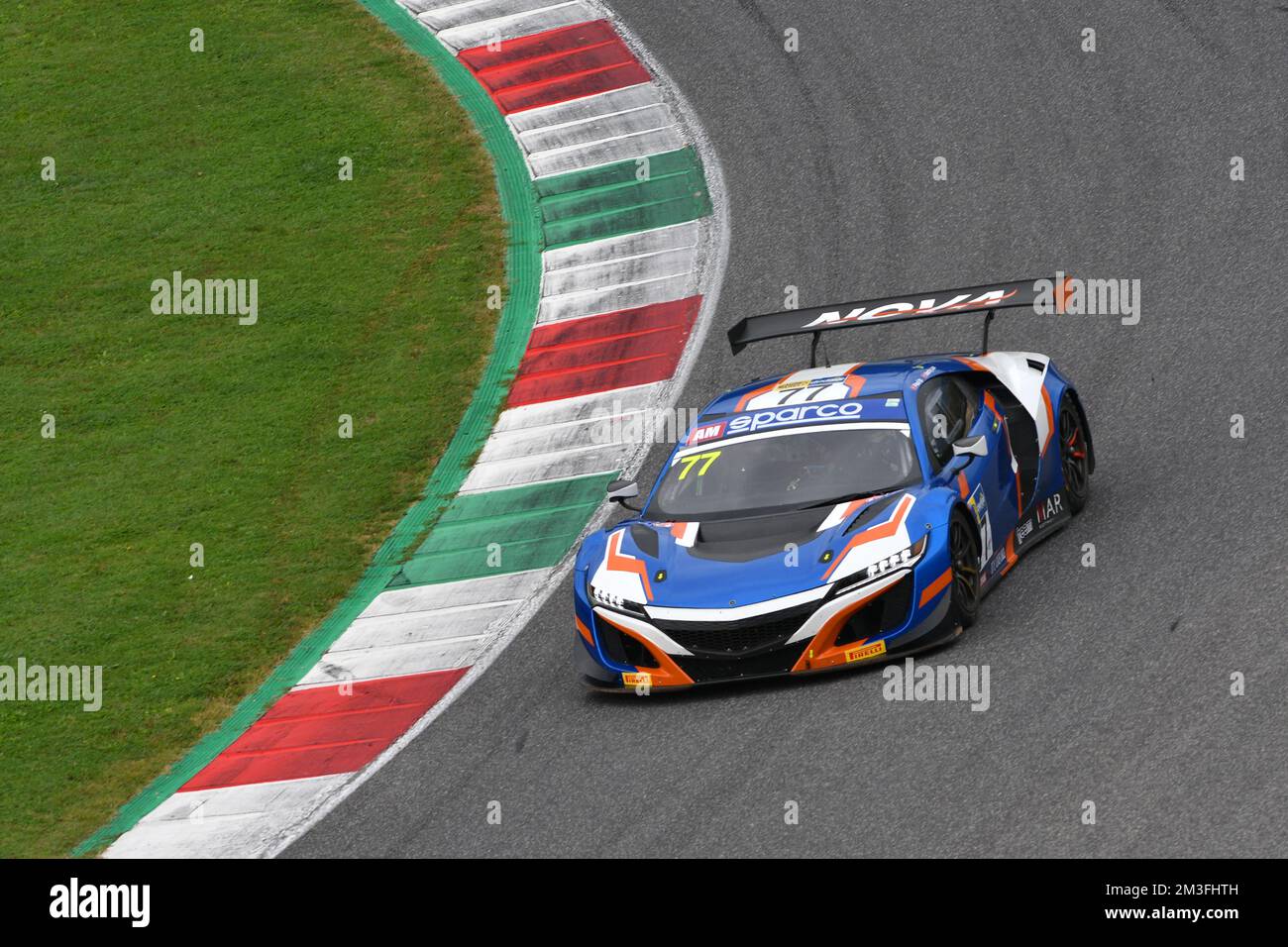 Mugello Circuit, Italy - October 21, 2022: Honda NSX GT3 driven by Paul ...