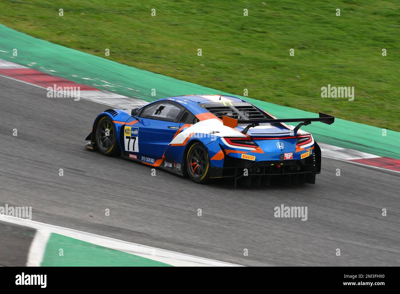 Mugello Circuit, Italy - October 21, 2022: Honda NSX GT3 driven by Paul ...