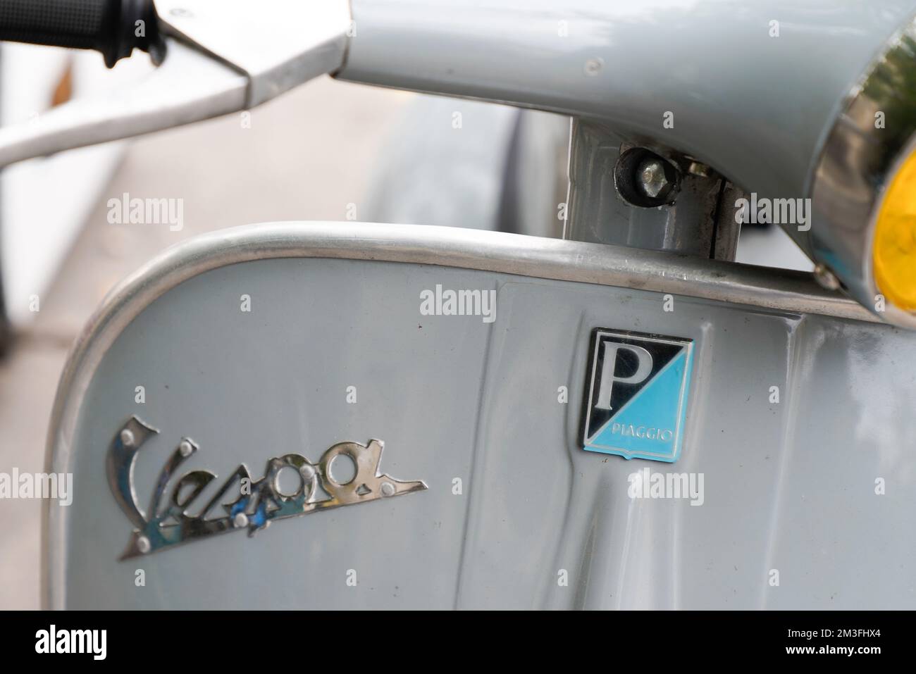 Bordeaux , Aquitaine France - 06 12 2022 : Vespa Italian brand text and ...
