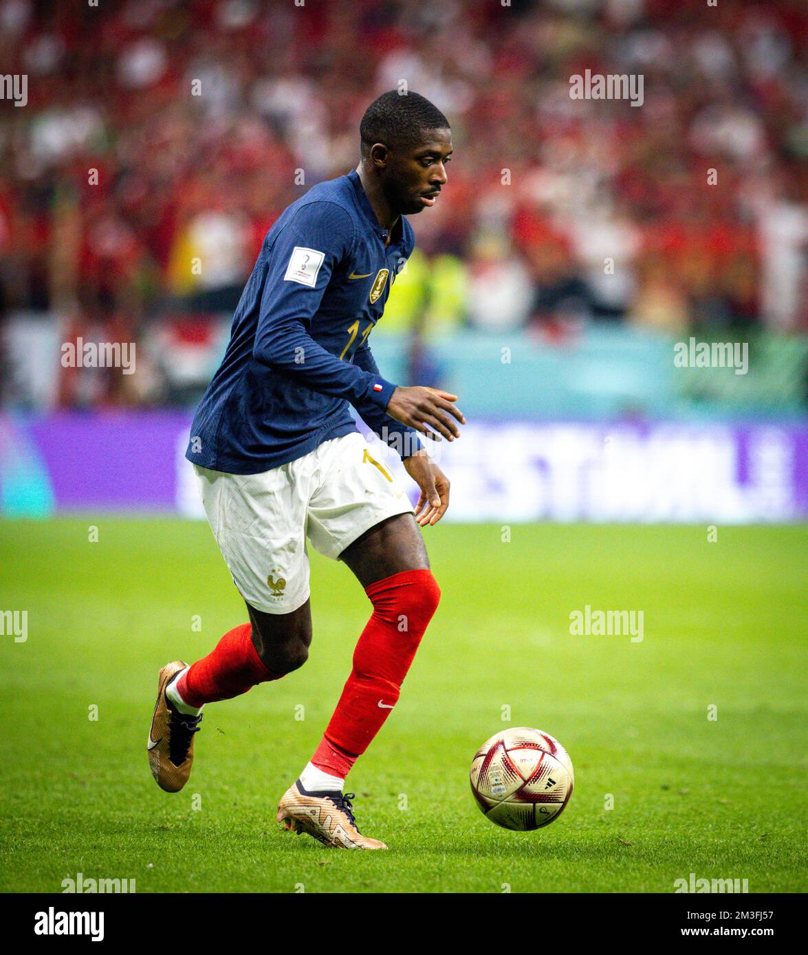 Doha, Qatar. 14th Dec, 2022. Ousmane Dembele (FRA) France - Morocco ...