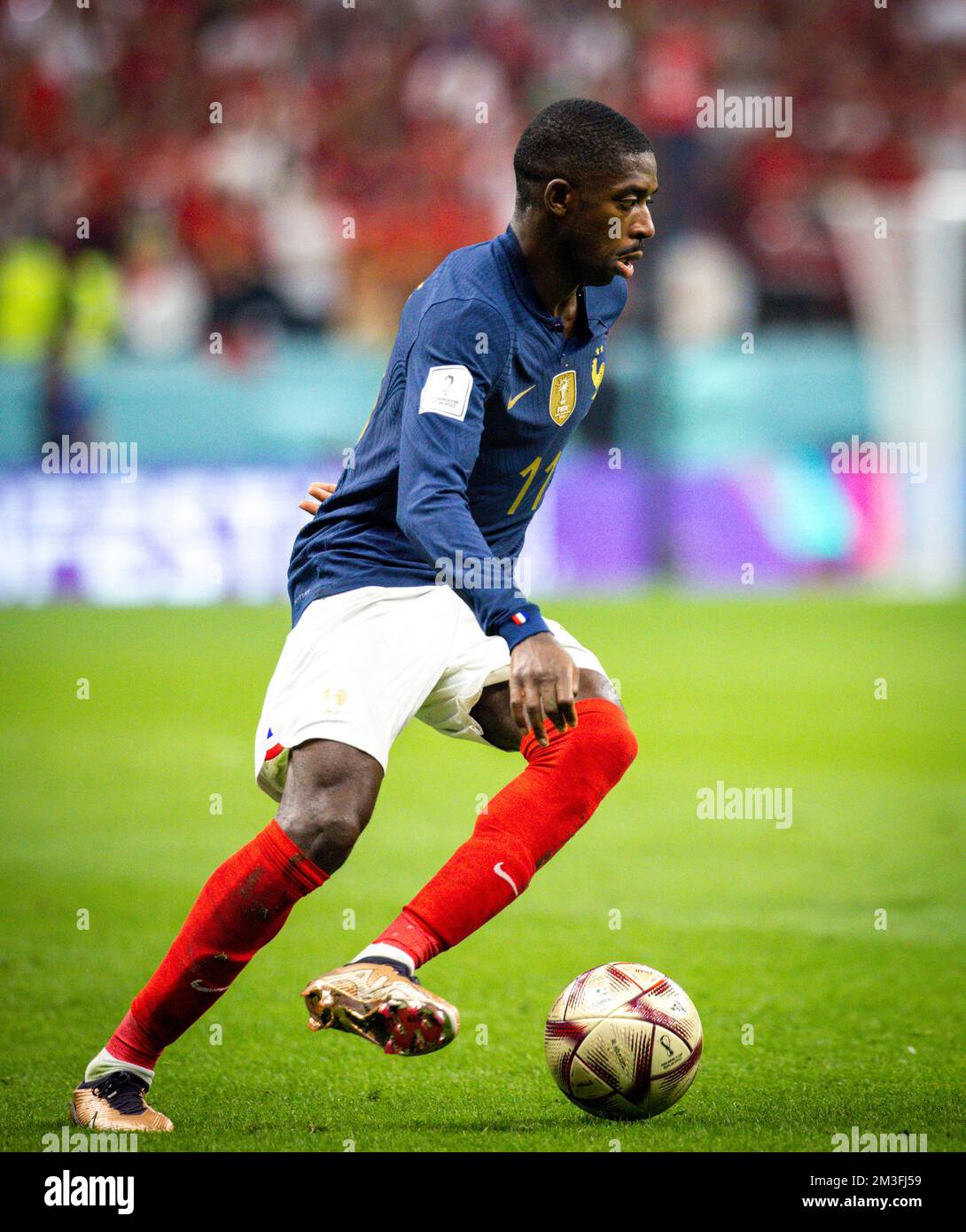 Doha, Qatar. 14th Dec, 2022. Ousmane Dembele (FRA) France - Morocco ...