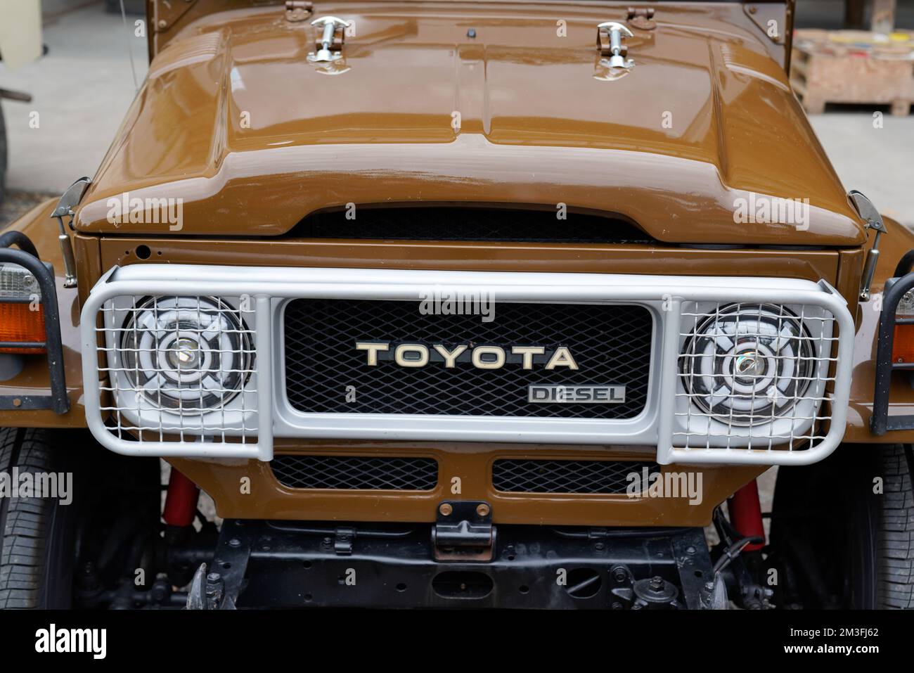 Bordeaux , Aquitaine France - 11 12 2022 : toyota land cruiser diesel ...