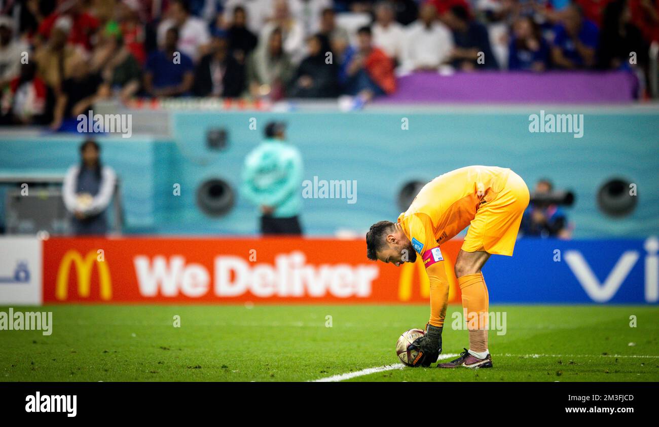 Doha, Qatar. 14th Dec, 2022. Torwart Hugo Lloris (FRA) France - Morocco ...