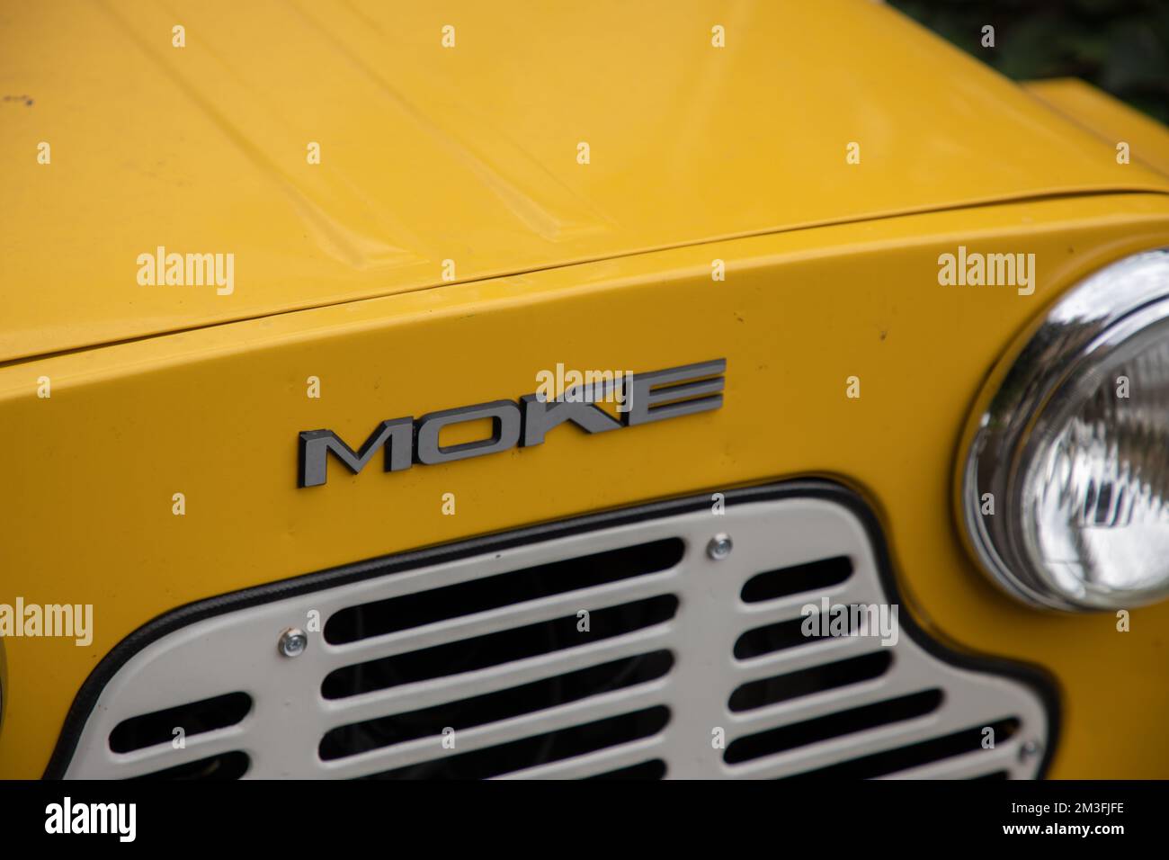 Bordeaux , Aquitaine France - 10 30 2022 : Mini Moke car logo brand and ...