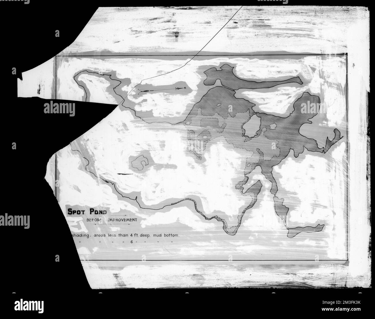 Maps, Spot Pond before improvement, Stoneham, Mass., ca. 1898 ...