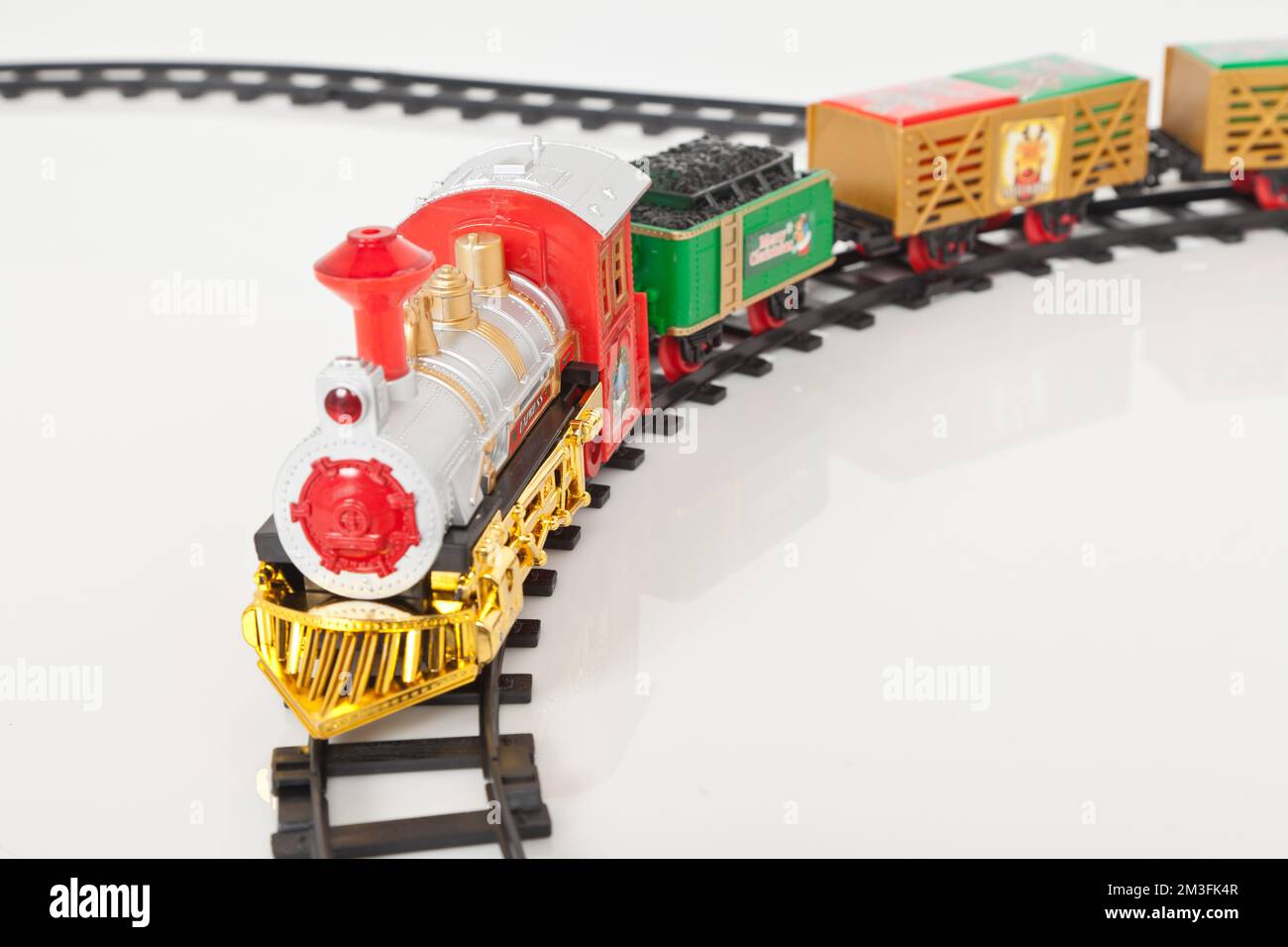 Christmas toy train hi-res stock photography and images - Alamy