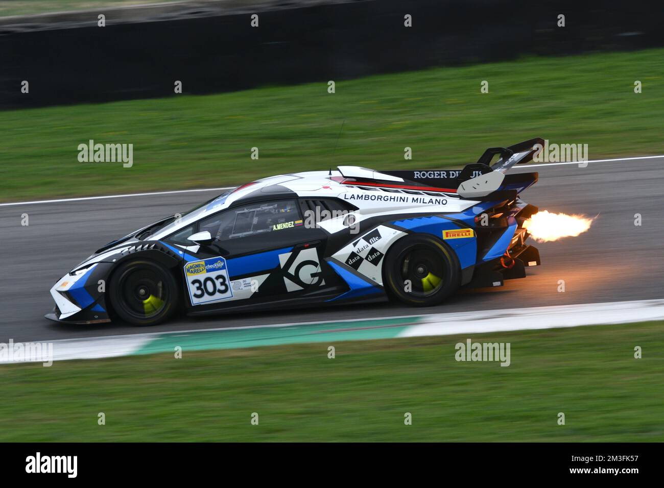 Mugello Circuit, Italy - October 21, 2022: Lamborghini Huracan ST Evo 2 ...