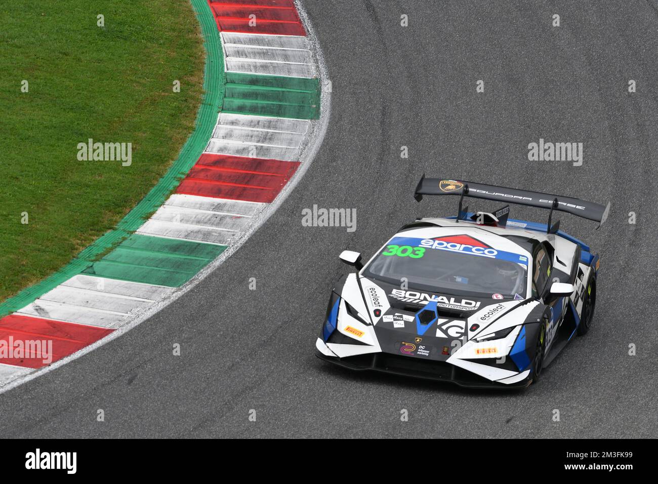 Mugello Circuit, Italy - October 21, 2022: Lamborghini Huracan ST Evo 2 ...
