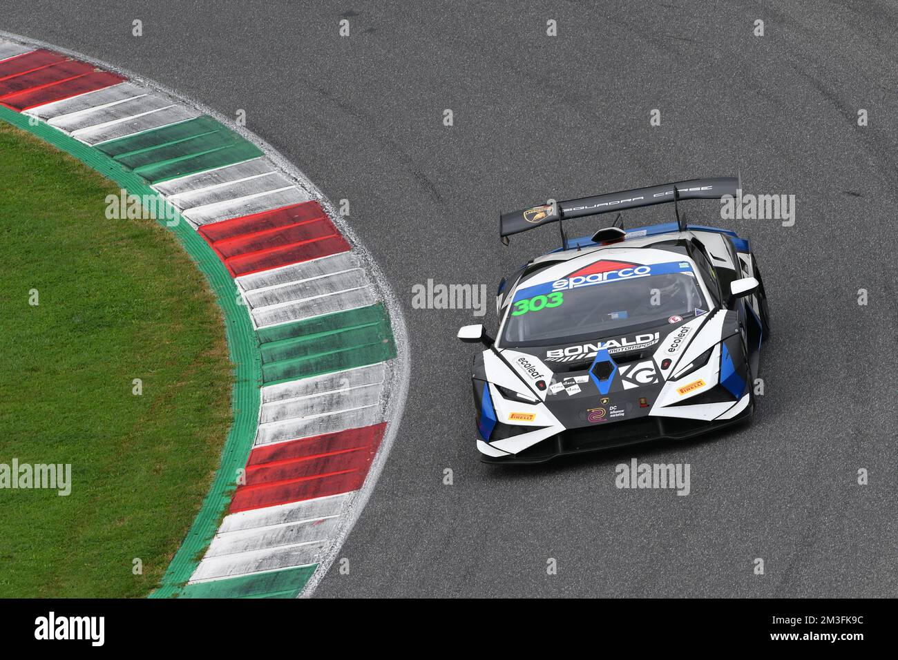 Mugello Circuit, Italy - October 21, 2022: Lamborghini Huracan ST Evo 2 ...