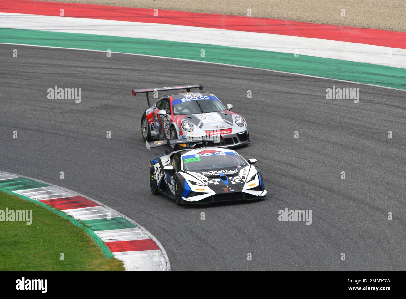 Mugello Circuit, Italy - October 21, 2022: Lamborghini Huracan ST Evo 2 ...