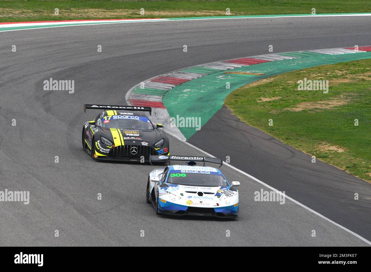 Mugello Circuit, Italy - October 21, 2022: Lamborghini Huracan ST Evo 2 ...