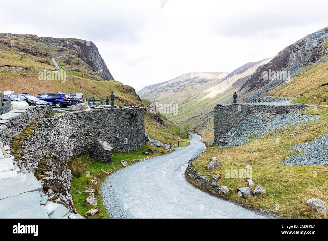 Honister Slate mine is at the top of the Honister Pass in Borrowdale in ...