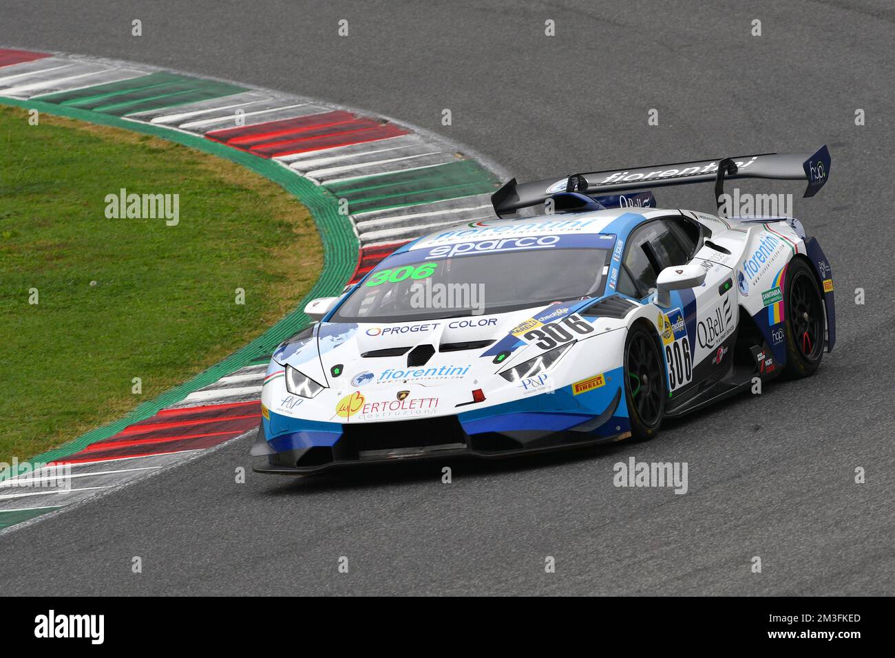 Mugello Circuit, Italy - October 21, 2022: Lamborghini Huracan ST Evo 2 ...