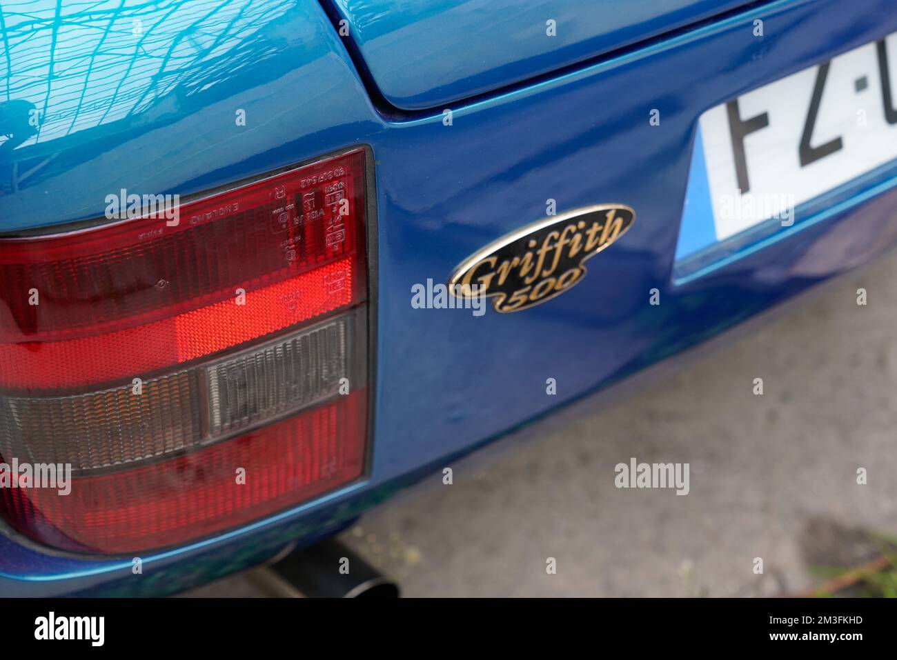 Bordeaux , Aquitaine France - 11 06 2022 : TVR griffith 500 v8 logo ...